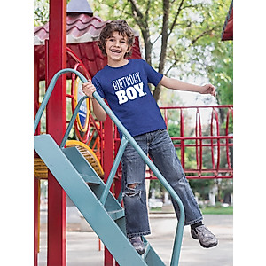 Birthday boy Shirt Toddler Boys Outfit First Happy 2t 3t 4 Year Old 5 Kids 6th (Charcoal Blue, 10 Years)