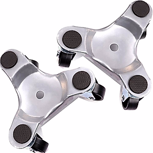 6-Inch Steel Tri-Dolly, 3 Wheel Furniture Dolly, Furniture Mover's Dolly, Triangle Dolly, Easy Moving System Great for Moving Furniture & Appliances, Durable and Easy to Use 2 Pack