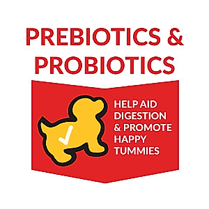 moofin Plus Puffed Dog Treats, 24.5 Ounces - Dog Probiotics Treats for Digestive Health, Bundle with Pet Training Whistle Low-Calorie, Training Treats for Dogs [Pack of 3]