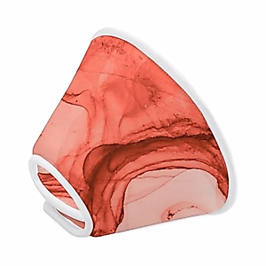 Red Bright Splash Comfortable Dog Cone Cat Collar Adjustable Prevent from Licking Wounds XL