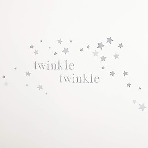 Levtex Baby - Skylar Crib Bed Set - Baby Nursery Set - White - Soft Cascading Ruffles - 4 Piece Set includes Quilt, Fitted Sheet, Wall Decal & Crib Skirt/Dust Ruffle