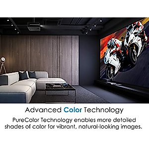 Optoma UHD51ALV True 4K UHD Smart Projector with HDR | Super Bright 3,000 Lumens | HDR10 | Works with Alexa and Google Assistant | Voice Command to Activate Projector | USB Media Streamer
