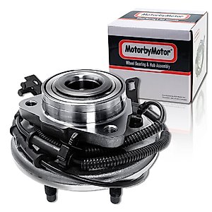 MotorbyMotor 515078 Front Wheel Bearing and Hub Assbmely with 5 Lugs w/ABS Fits for 06-10 Ford Explorer, 07-10 Ford Explorer Sport Trac, 06-10 Mercury Mountaineer Hub Bearing (All Models)