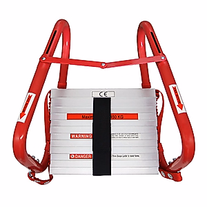 Hausse Retractable 2 Story Fire Escape Ladder, 13 Feet