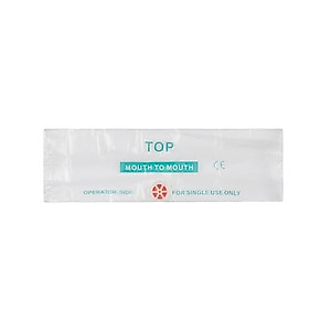 CPR Mask for Pocket or Key Chain, CPR Emergency Face Shield with One-Way Valve Breathing Barrier for First Aid or AED Training, Archer MedTech (25)