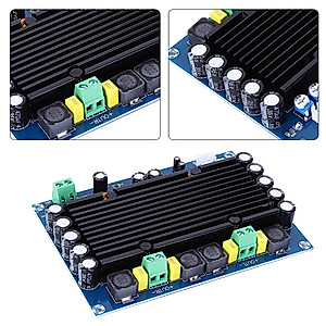2-Channel Amplifier Module, XHM546 TPA3116D2 High Power Potentiometer Board, Amplifier Module, Speakers for Bookshelf Speakers CRT TVs Home Theater