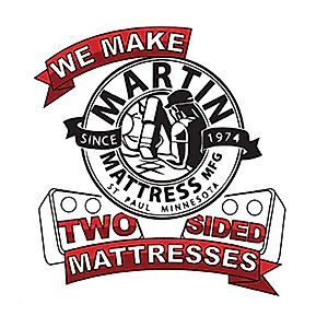 Waterproof Mattress: Twin Size Cabin, Camp, Shelter, Hospital, Nursing, Motel, Bunk Bed, Vinyl Innerspring 2-Sided 8" Fluid Proof Vintex (Safe Guard) Barrier Certified Fabric. (39W X 74L X 8" T)