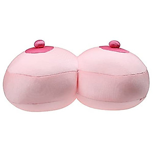 FOMIYES Breast Boob Pillow Novelty Boobs Breasts Pillow Cushion Funny Chest Pillow Plush Kawaii Toy Gift for Couples Home Living Room Decor