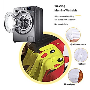 FHNTNH Ultra Soft Throw Blanket Cozy Warm Flannel Blanket All Season Bedding for Sofa Bed Room Decoration Gift 60x50 Inch