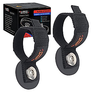 ULIBERMAGNET Strong Magnetic Storage Hooks,Heavy Duty Magnetic Garage Storage Tool Organizer,Extension Cord,Hose, Cable, Rope,Tools for Garage,Pick-up,RV and Workshop(2 Pack)