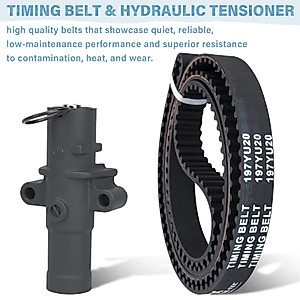 TCKWP329 Engine Timing Belt Kit with Water Pump Fit for 2003-2018 honda odyssey accord pilot Ridgeline Acura MDX RDX RL TL TSX ZDX 3.0L 3.5L 3.7L Replace# TCKWP329 TKH002 19200-RDV-J01