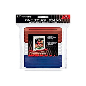 Ultra Pro ONE-Touch Stand for 35 pt. Cards Assorted Color 12 Pack - Show Off Your Top, Favorite, Or Most Valuable Card in Style to All Your Friends and Family