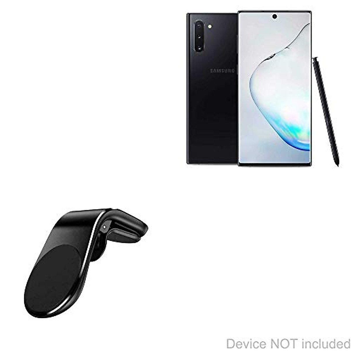 Car Mount for Samsung Galaxy Note 20 (Car Mount by BoxWave) - MagnetoMount Clip, Metal Car Air Vent Strong Magnet Mount for Samsung Galaxy Note 20 - Jet Black
