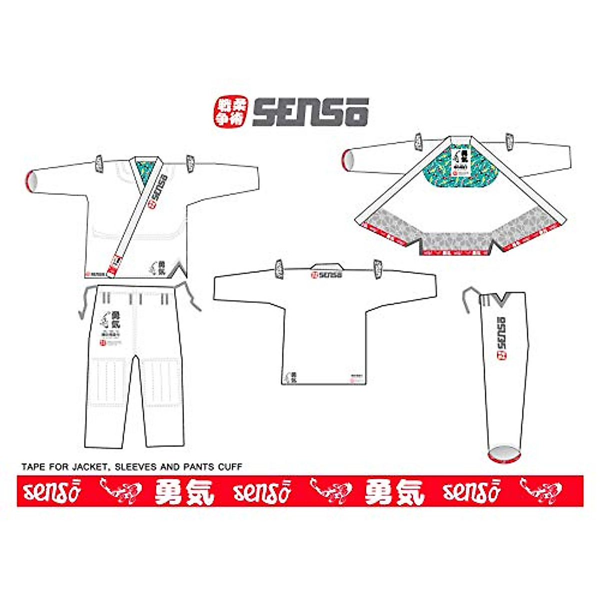 Senso Jiu Jitsu Yuki Gi (A1) White