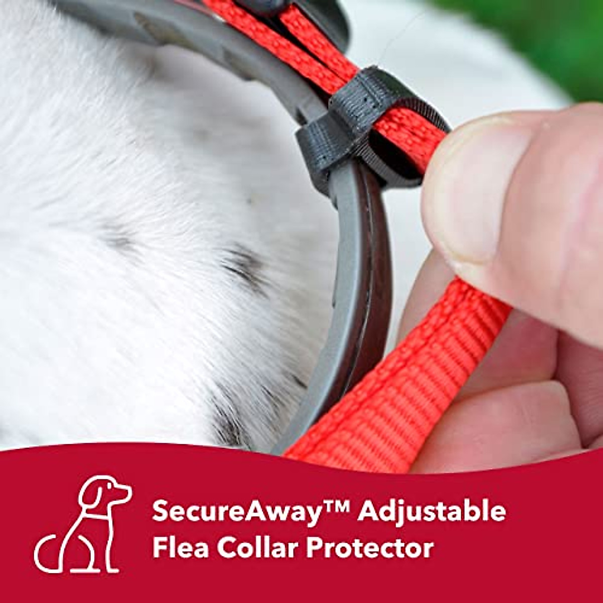 Coastal - Secureaway Flea Collar Protectors, Black, 1" x 18"-26"