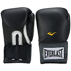 Pro Style Boxing Gloves-Black 16oz (PR)