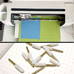 Explore Deep Cut Blade and Housing for Cricut Maker, Niantime Replacement Deep point Blade Compatible with Explore Air2/ Air3/ Maker/Maker 3 Cutting Machines (2 Deep Cut Blades and 1 Housing Included)