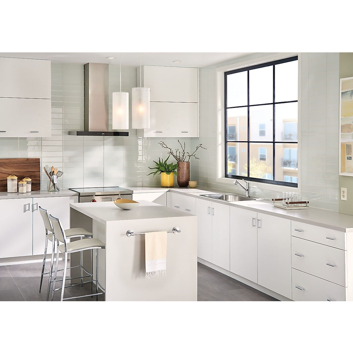 Moen 7585C Method One-Handle Pullout Modern Kitchen Faucet with Power Clean, Chrome