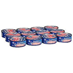 StarKist Wild Pink Salmon, Skinless, Boneless, 5 Ounce (Pack of 12)