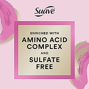 Suave Pink Up The Volume Shampoo For Volumized Hair Volumizing Sulfate Free Shampoo 16.5oz