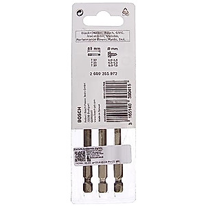 Bosch 2609255972 89mm Torx Screwdriver Bit Set with Standard Quality (3 Pieces)