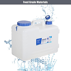 RedSwing 4 Gallon/15L Portable Water Container with Spigot, Water Storage Carrier for Camping Outdoor Hiking, BPA Free