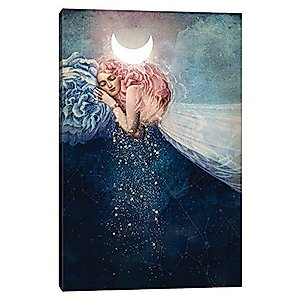 iCanvas CWS26 The Sleep Canvas Print by Catrin Welz-Stein, 26" x 18" x 0.75" Depth Gallery Wrapped