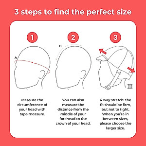 Ribcap Fox Medical Grade Protective Helmet | Black | Medium (22-23") | Soft Helmet for Epilepsy | Protective Helmet for Seizures | Fashionable and No Stigma