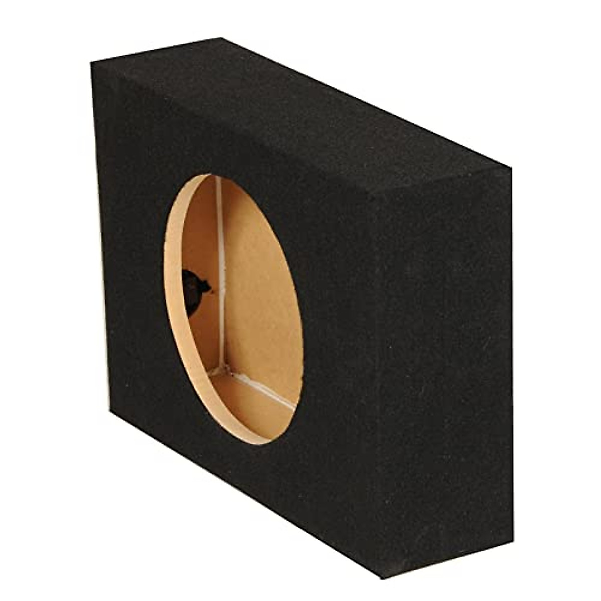 QPower Single 10 Inch Shallow Sealed Truck Subwoofer Enclosure Speaker Box and Pyle PLPW10D 1000 Watt DVC 4 Ohm Car Audio Subwoofer Speaker