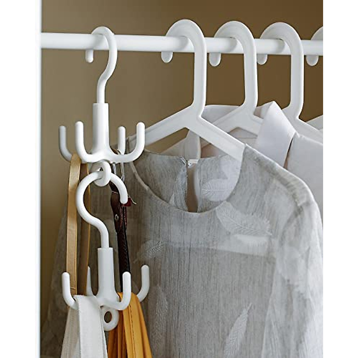 Sunnym Multifunctional Rotary Hook Hole Free Rotary Hook Four Claw Clothes Hook Wardrobe Storage Hook
