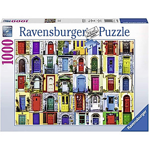 Ravensburger Doors of the World Puzzle - 1000 Unique Piece Jigsaw | Anti-Glare Surface | Ideal for Adults | Perfect for Game Nights | FSC Certified Materials