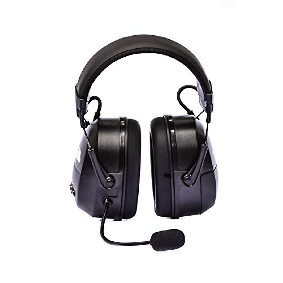 Rifleman Bluetooth Communicator Electronic Ear Muffs, NRR 25 Hearing Amplification and Protection, Headset with Microphone, Perfect for Hunting, Shooting Ranges, & Gaming, Black