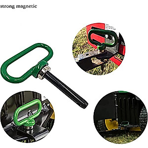 Lawn Mower Trailer Hitch Pins - Ultra Strong Neodymium Magnet Trailer Gate Pin LP63768 for John Deere Craftsman Cub Cadet Exmark Toro Lawn Tractor