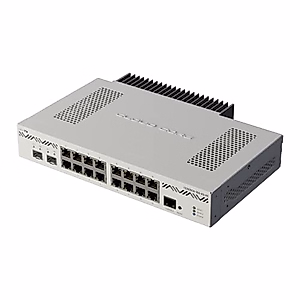 Mikrotik CCR2004-16G-2S+PC Ethernet Router 16x Gigabit Ethernet Ports, 2x10G SFP+ Cages.