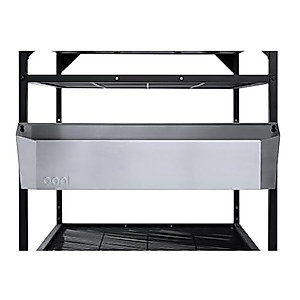 ooni Utility Box Large – Durable Stainless Steel Utility Box - Fits onto Large Modular Table or Used as Standalone Outdoor Kitchen Storage – Sleek Outdoor Kitchen Storage Solution