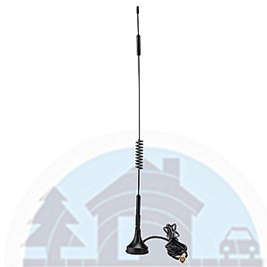 Zopsc SMA Male Antenna 10dBi High Gain Antenna 433MHz 31cm Magnetic Suction Cup Antenna, for Module