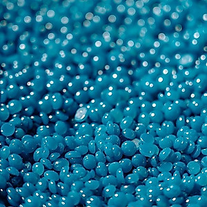 KoluaWax Hard Wax Beads for Hair Removal – Coarse Hair Formula – Face, Brazilian, Underarms, Back Chest, Bikini Waxing – Sea Salt & Surf, 1lb Refill for Wax Warmers & 10 Large Applicator Sticks