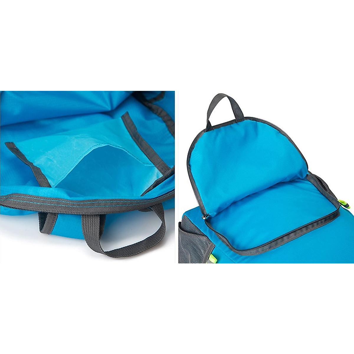 PAXLAMB Backpack Packable Foldable Ultra Lightweight Water Resistant Durable Camping Travel Hiking Daypack for Men Women (Blue)