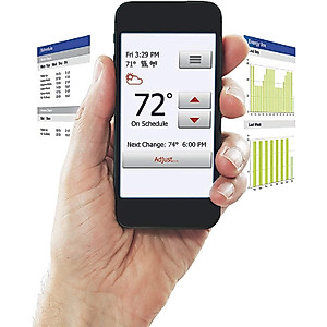 Touchscreen WiFi Programmable Floor Heating Thermostat FloorLace Flex (Thermostat, WiFi Programmable)
