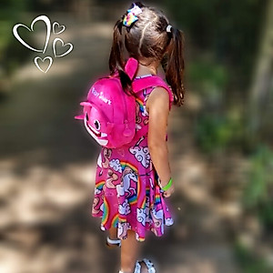 Q&M Novelties Baby Shark Toddler Mini Backpack Plush Toy (Pink - Mommy Shark)