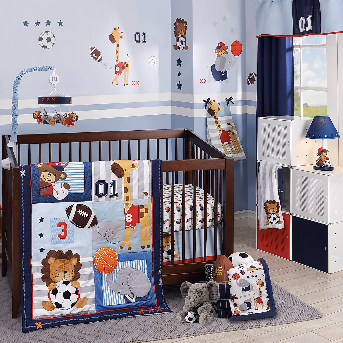 Lambs & Ivy Future All-Star Crib Sheet