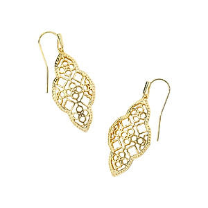 Kendra Scott Abbie Drop Earring in 14k Gold-Plated Brass, Fashion Jewelry for Women, Gold