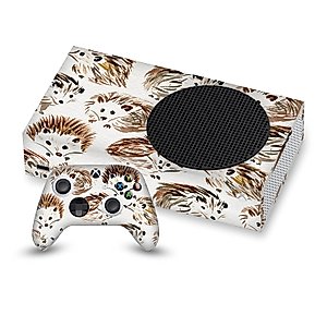 Head Case Designs Officially Licensed Cat Coquillette Hedgehogs Art Mix Vinyl Sticker Gaming Skin Decal Cover Compatible With Xbox Series S Console and Controller Bundle