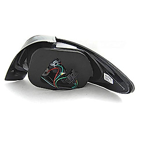 LED Rear Lights VR-934 Tail Light Assembly Tail Lamp 1 Pair Driver And Passenger Side Complete Set Smoke Bar compatible with Peugeot 206 1998 1999 2000 2001 2002 Hatchback 3 Doors 5 Door