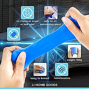 JJ Care Clay Bar - Contains 3 Pack 300gram Clay Bar for Car Detailing (3x100g) + 16.9 fl. oz Clay Bar Lubricant + 2 Pack Microfiber Cloth - Clay Bar Kit - Clay Bars Auto Detailing