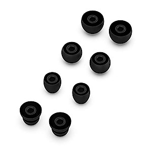 MOTONG for Huawei FreeBuds 4i Silicone Eartips Accessories, Silicone Protective Earphone Ear Tips Earbuds Case Cover for Huawei FreeBuds 4i/FreeLace Pro(Silicone Black)
