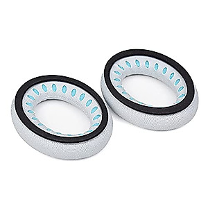 MOLGRIA QC45 Ear Pads Cushion, Replacement Scaly Figure Earpads for Bose Quiet Comfort QC45 QC 35 II QC35 QC35ii Headphones(White)