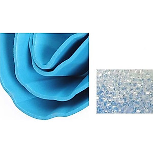 Baishitop Ultra-Soft Safe Shampoo Shower Cap, Bathing Protect Hat for Baby Children Kids (Blue)