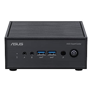 ASUS ExpertCenter PN42 Fanless Mini PC Barebone with Intel 12th gen Quad Core N100, Dual 4K Support, Dual LAN, 7 x USB, COM Port, WiFi 6E, Bluetooth, VESA Mount