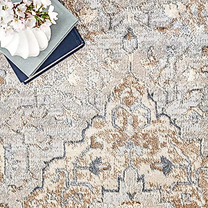 nuLOOM Thea Medallion Area Rug, 5' x 8', Beige